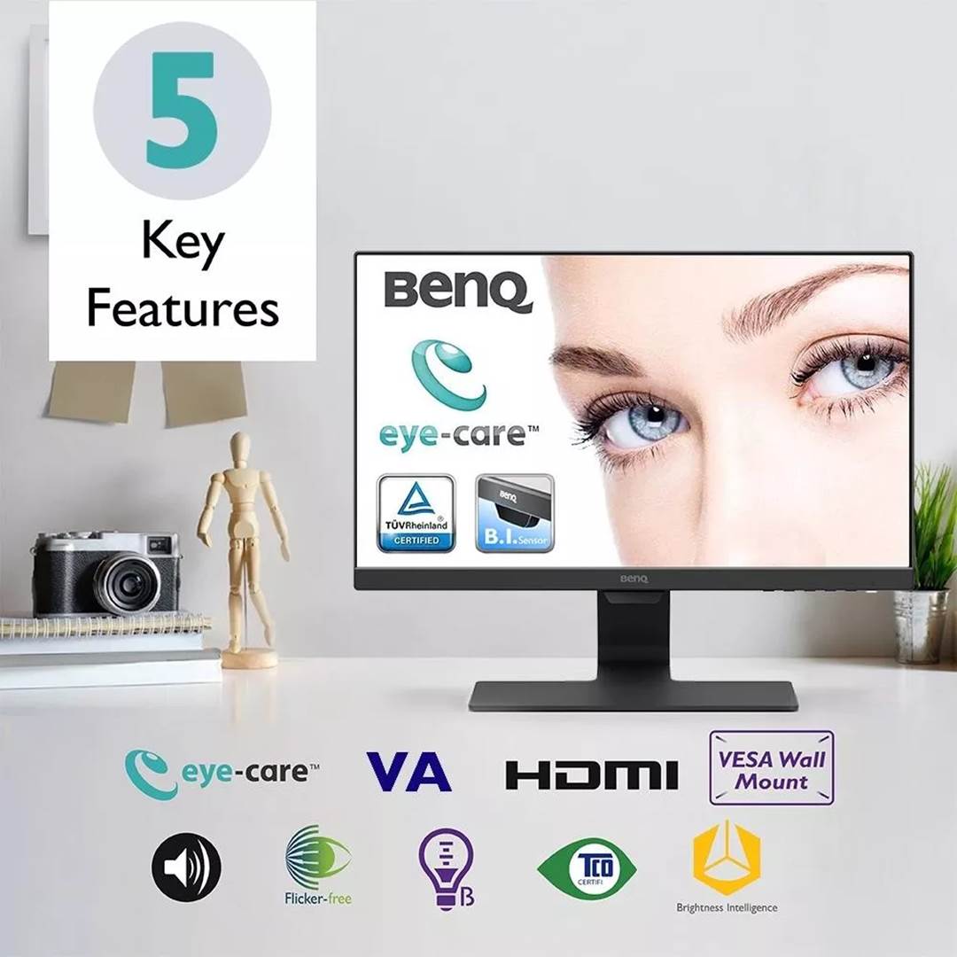 Best for Home and Office 21.5" VA Panel Brightness Intelligence ...